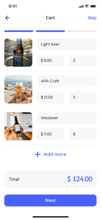 App for organizing parties with friends