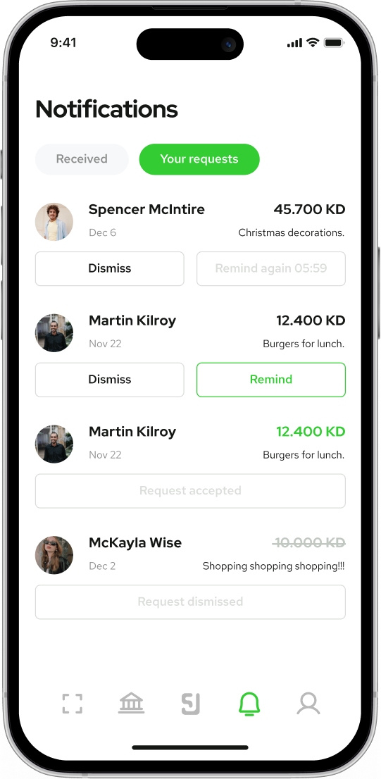 Mobile banking app development for a Kuwaiti startup