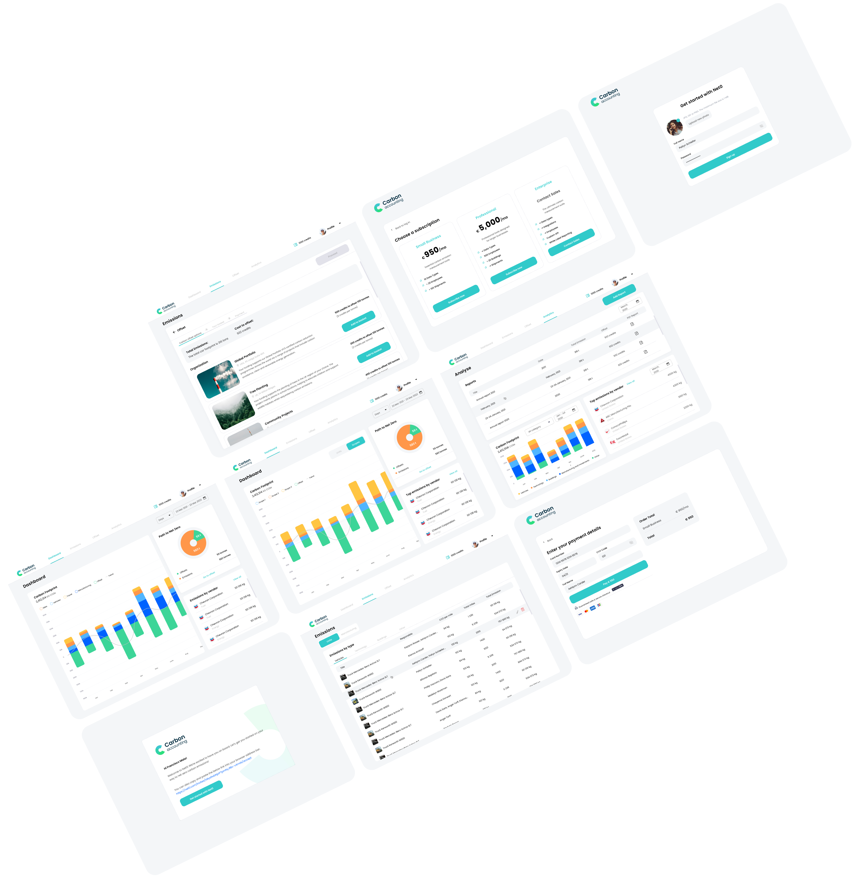 Carbon Accounting Platform for Controlling CO2 emissions | Purrweb